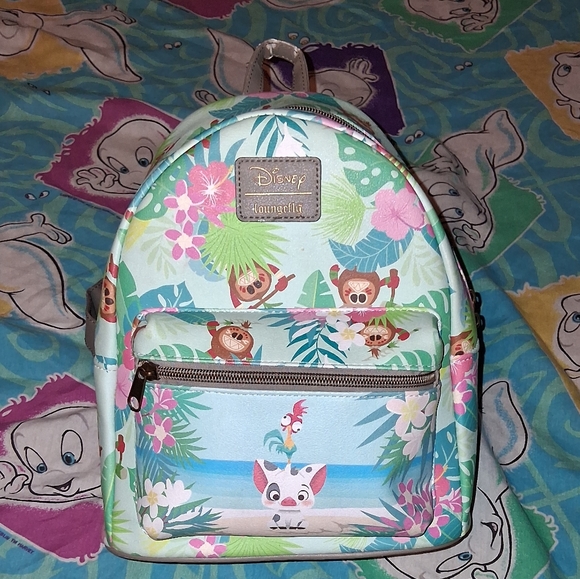 Loungefly | Bags | Disney Loungefly Moana Pua Hei Hei Kakamora Floral ...